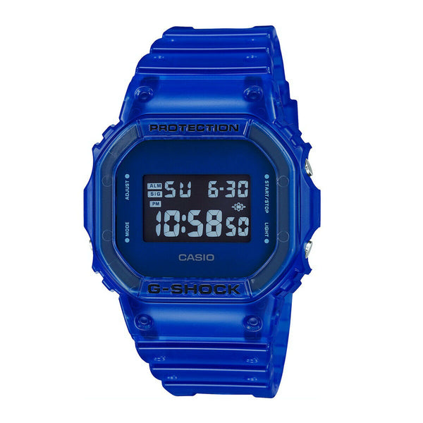 Casio Men's G-Shock Digital Sport Watch See-through Blue – Everson ...